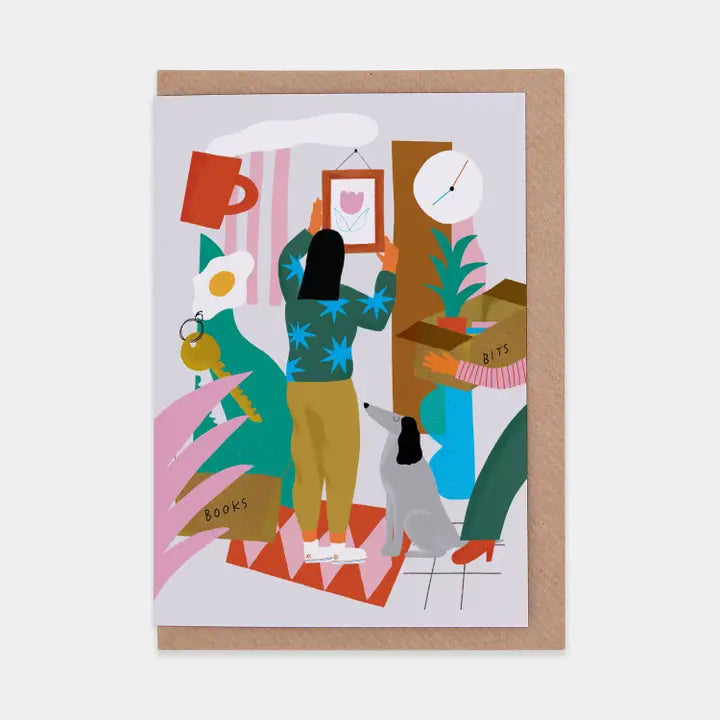 Moving In Card – Brave Floral